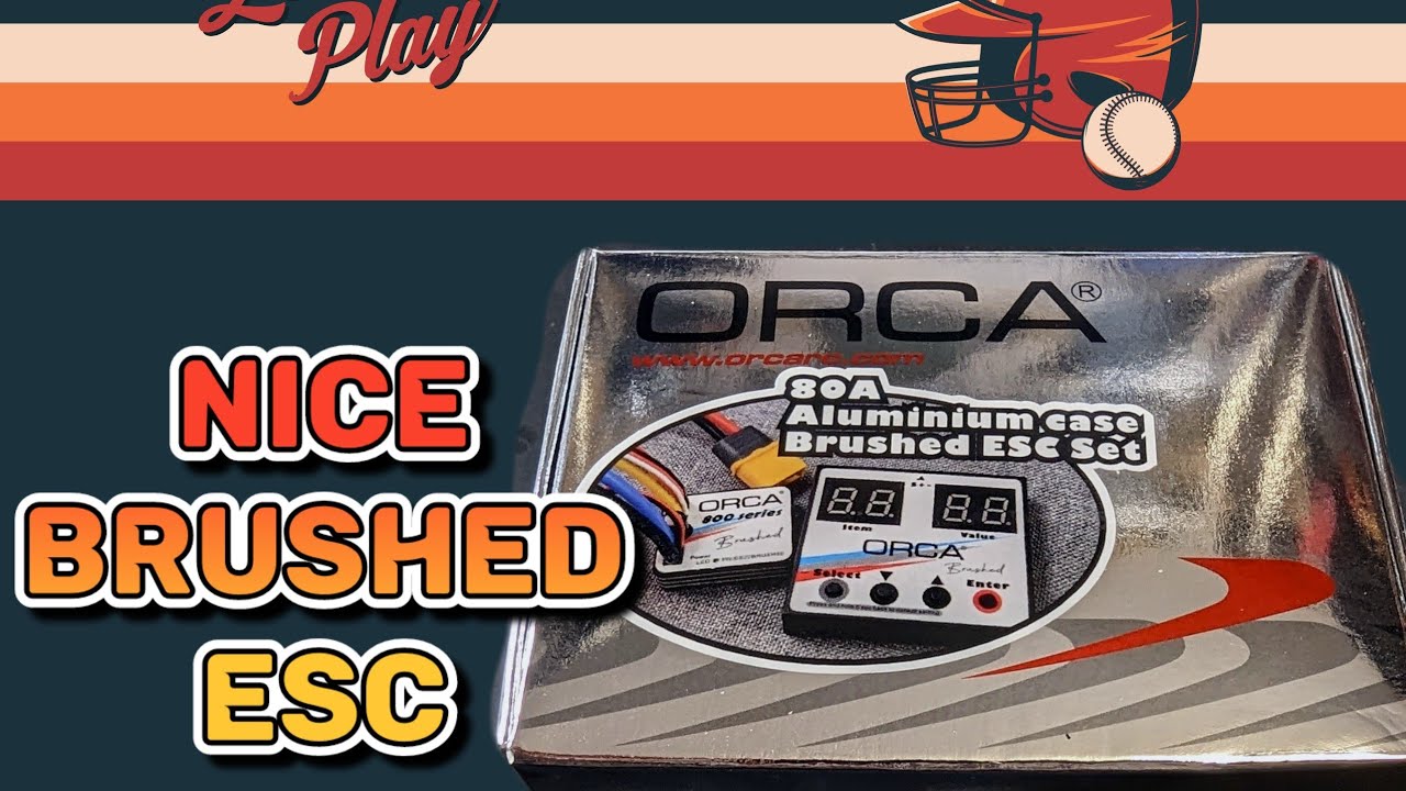 ORCA 80amp 800 Series - brushed electronic speed controller and set up ...