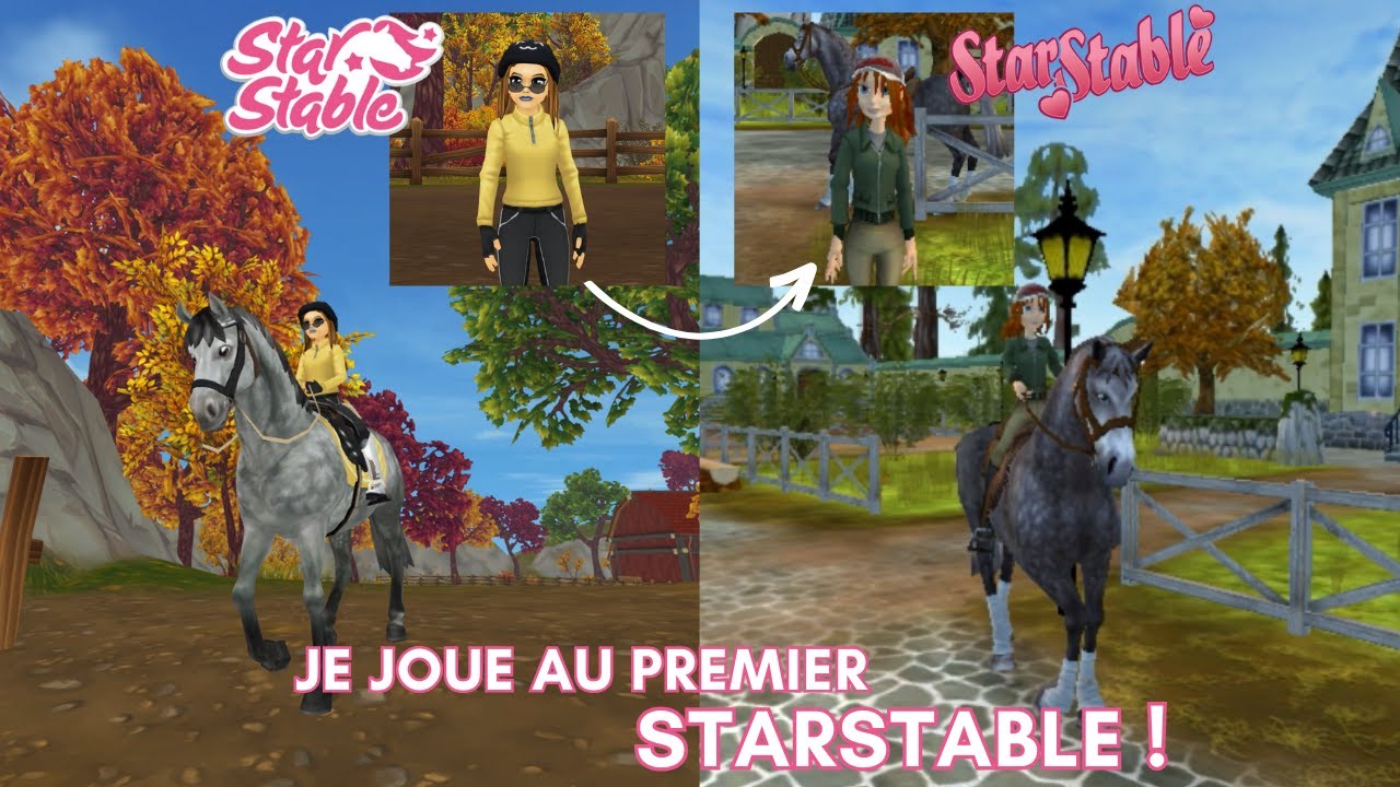 JE JOUE A L'ANCIEN STARSTABLE ! 🍂 [StarStable Autumn Rider LET'S PLAY ...