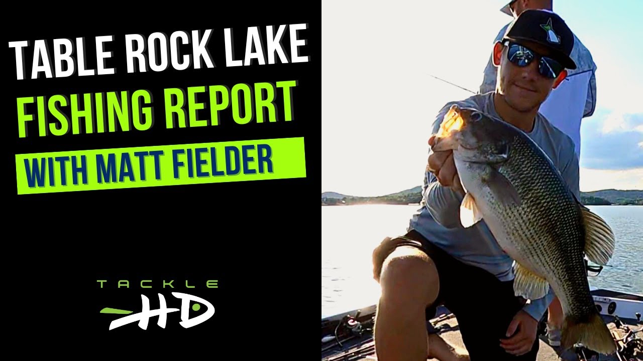 Table Rock Lake Fishing Report Fishing Hot Spots Waterproof Map TABLE