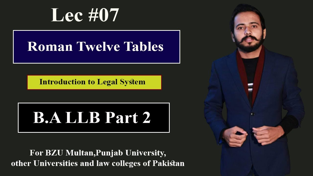 Twelve Tables || Roman Twelve Tables || Legal System # ...