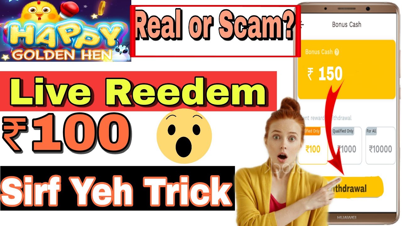 Happy Golden Hen App Payment Proof | Happy golden Hen App Real or Fake ...
