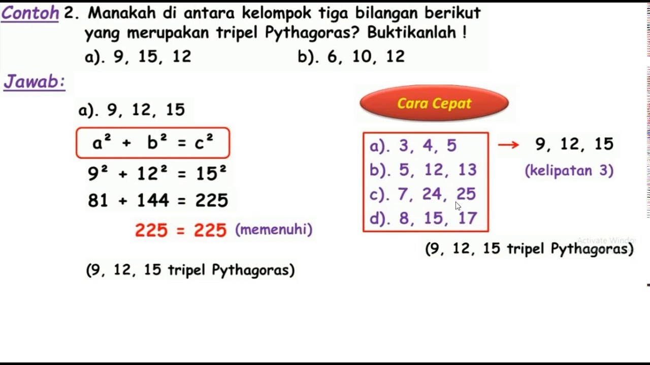 Tripel Pythagoras - YouTube