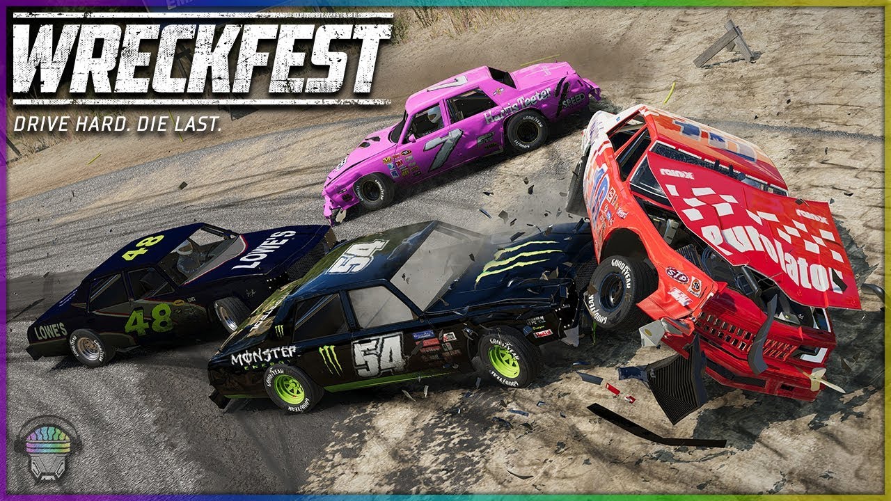 NASCAR RallyCross! | Wreckfest | NASCAR Legends Mod - YouTube