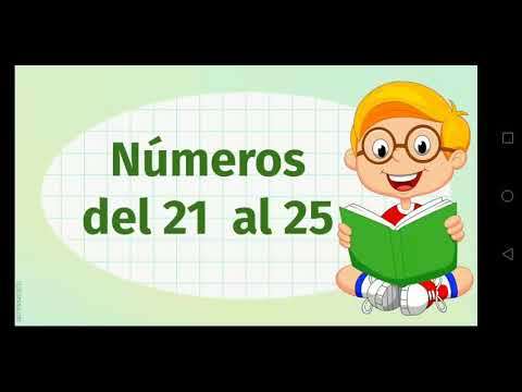 NÚMEROS DEL 21 AL 25 - YouTube