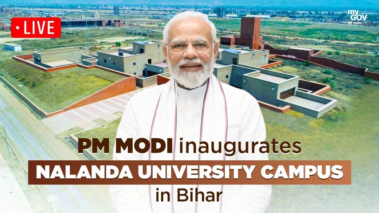 PM Modi Inaugurates New Nalanda University Campus at Rajgir, Bihar ...