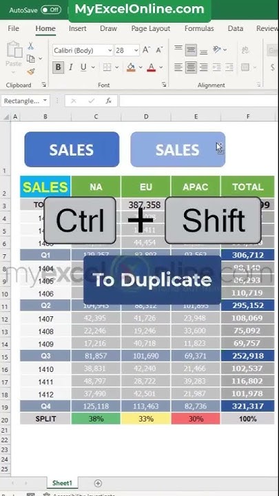 Easy Hyperlinks in Excel 🔗 #excel #myexcelonline #shorts - YouTube