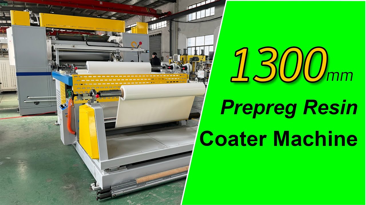 Hot Melt Carbon Fiber Epoxy Prepreg Resin Coater Machine - YouTube
