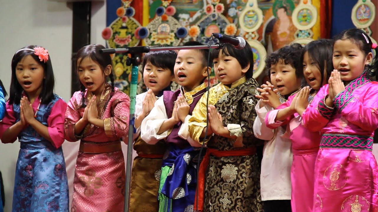Tibetan Songs - Tsedhang Ghangla and Namla Namdu Drogi - Junior Kids ...