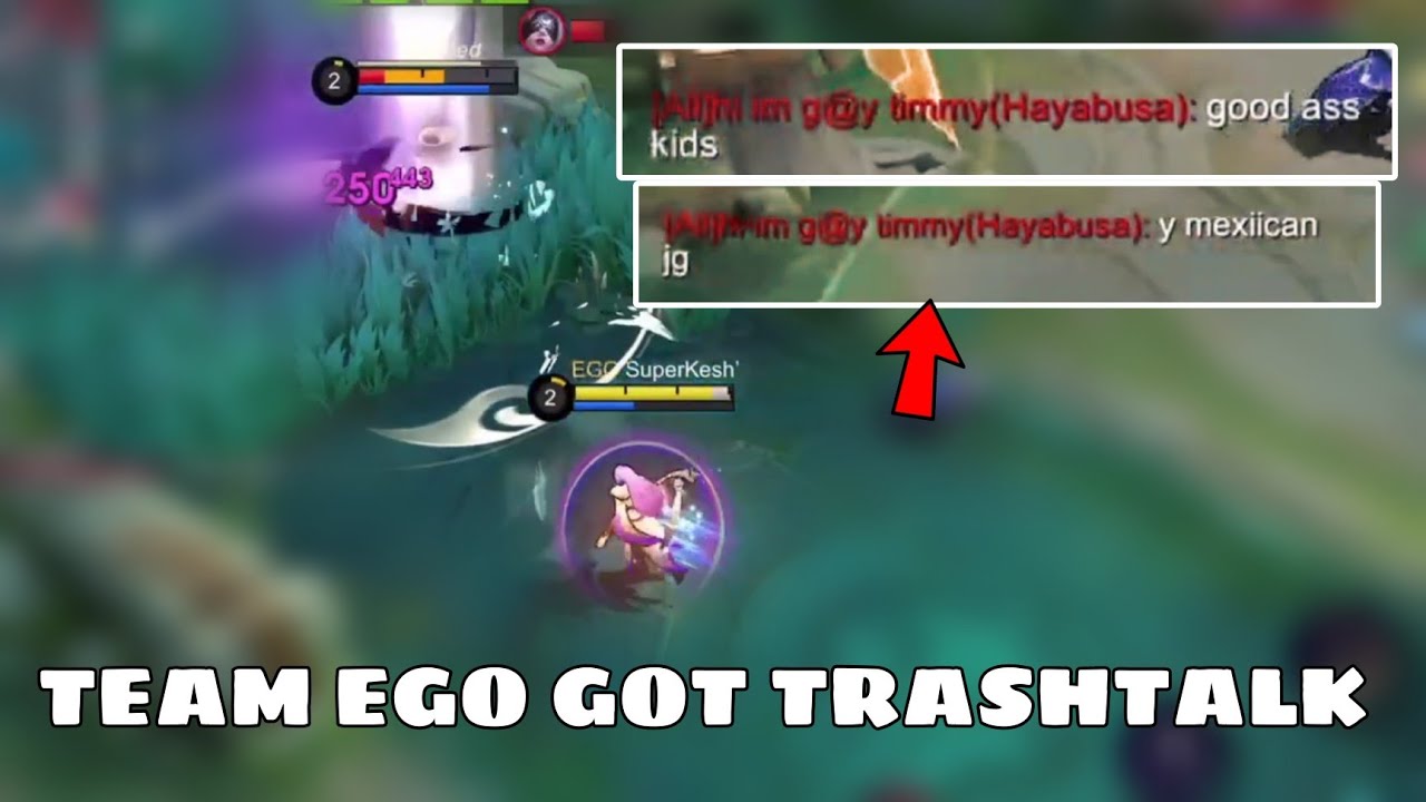 TEAM EGO GOT TRASHTALK BY THIS TEAM IN RANK. - YouTube