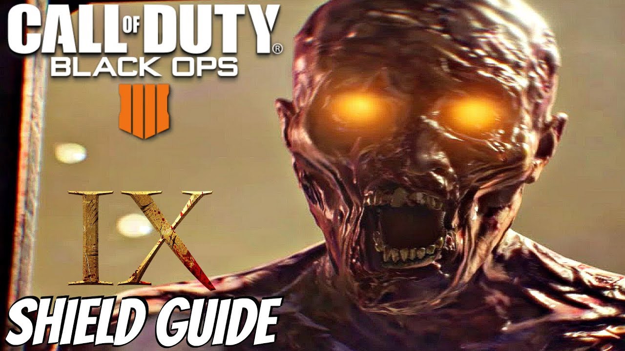 Call of Duty Black Ops 4 - IX ALL Shield Parts (How to Build Shield ...