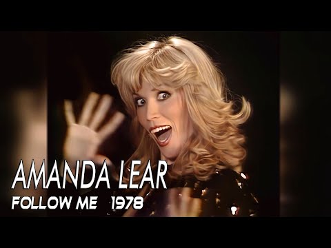 Amanda Lear - Follow me  (AI Remastered & upscaled & HQ sound ) 1978 HD