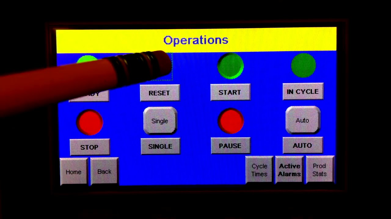 Performing a normal shutdown on a machine - YouTube