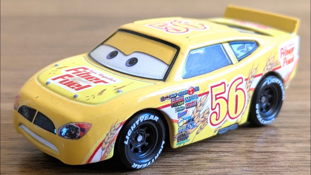 2024 Mattel Disney Pixar Cars Diecast Brush Curber Fiber Fuel Piston ...