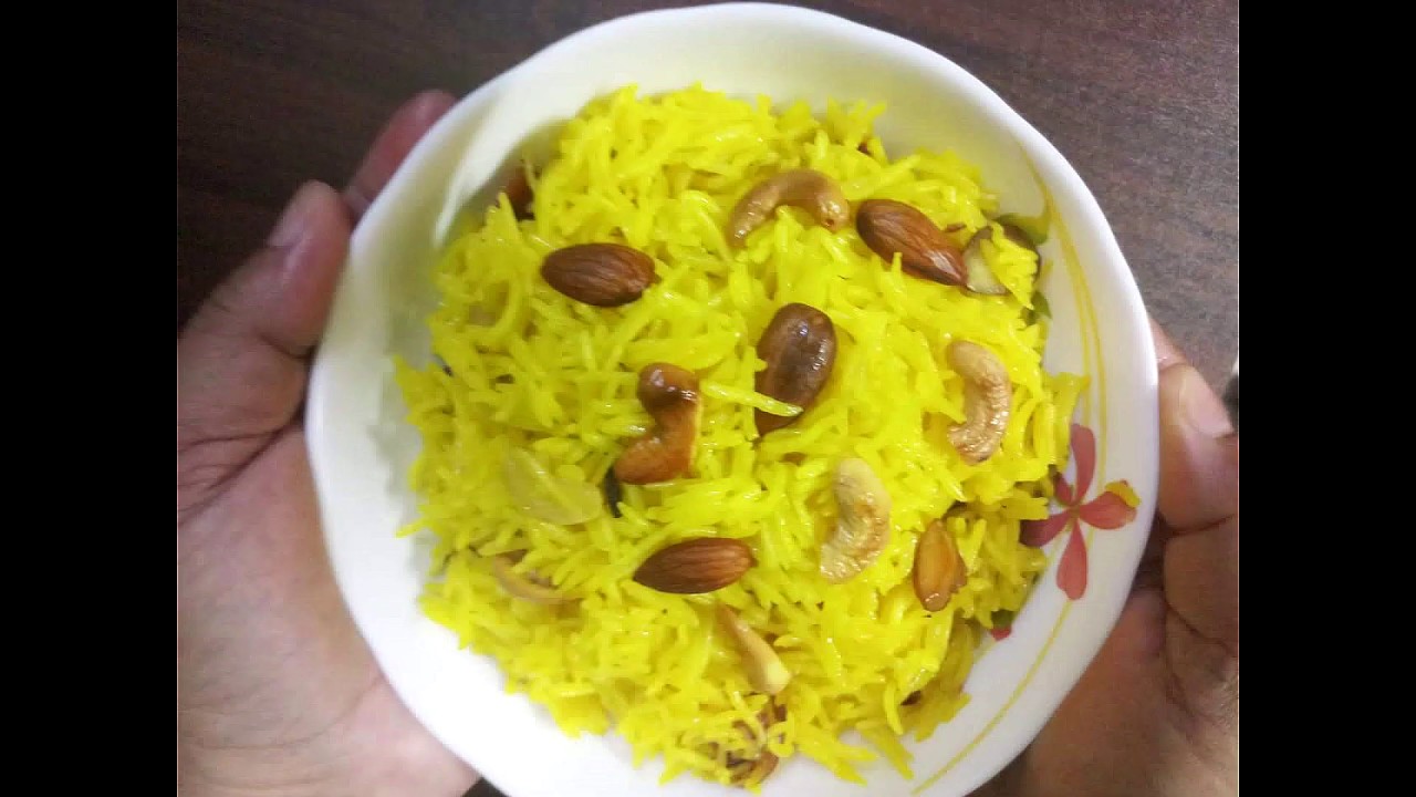 HOW TO MAKE SAFFRON RICE (SWEET PULAO) AT HOME | ONE POT RECIPE | COOK ...