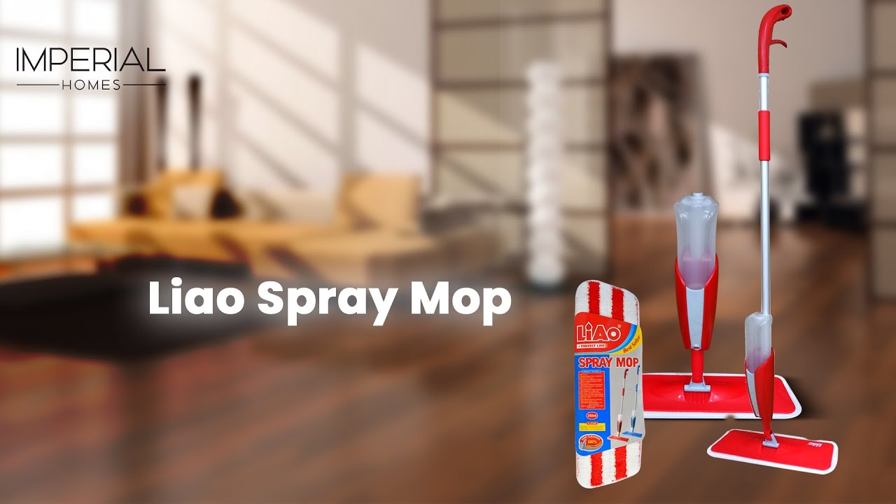 Original LIAO Spray Mop For Germs Free Floor | Imperialhomes.pk - YouTube