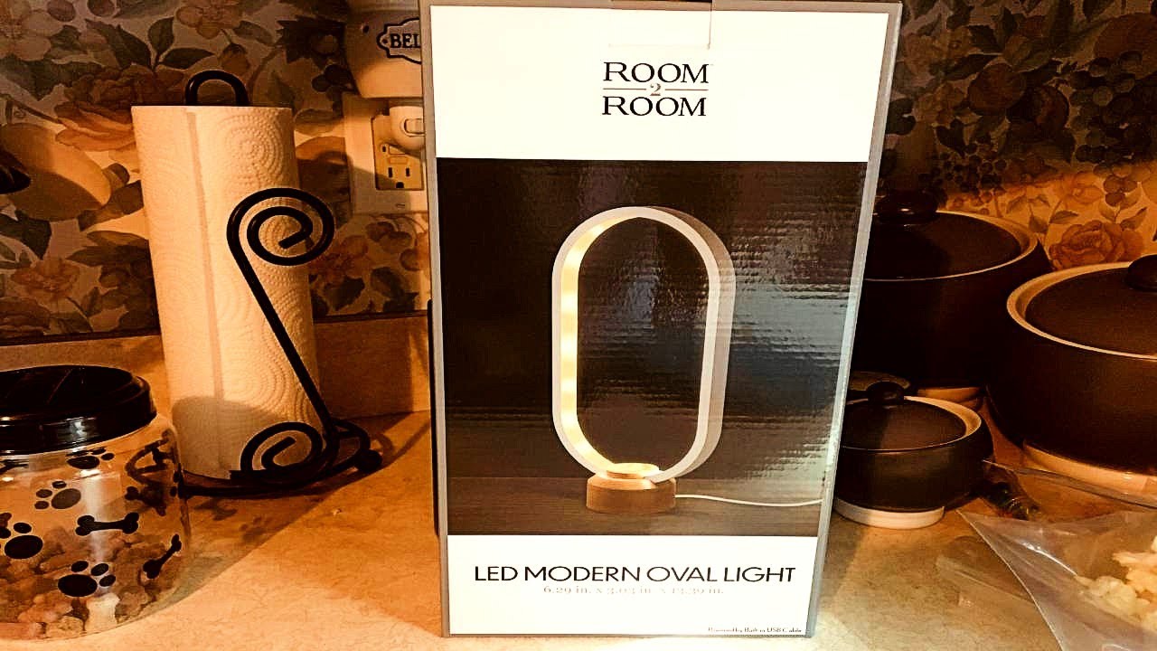 Unboxing Five Below Led Modern Oval Light - YouTube