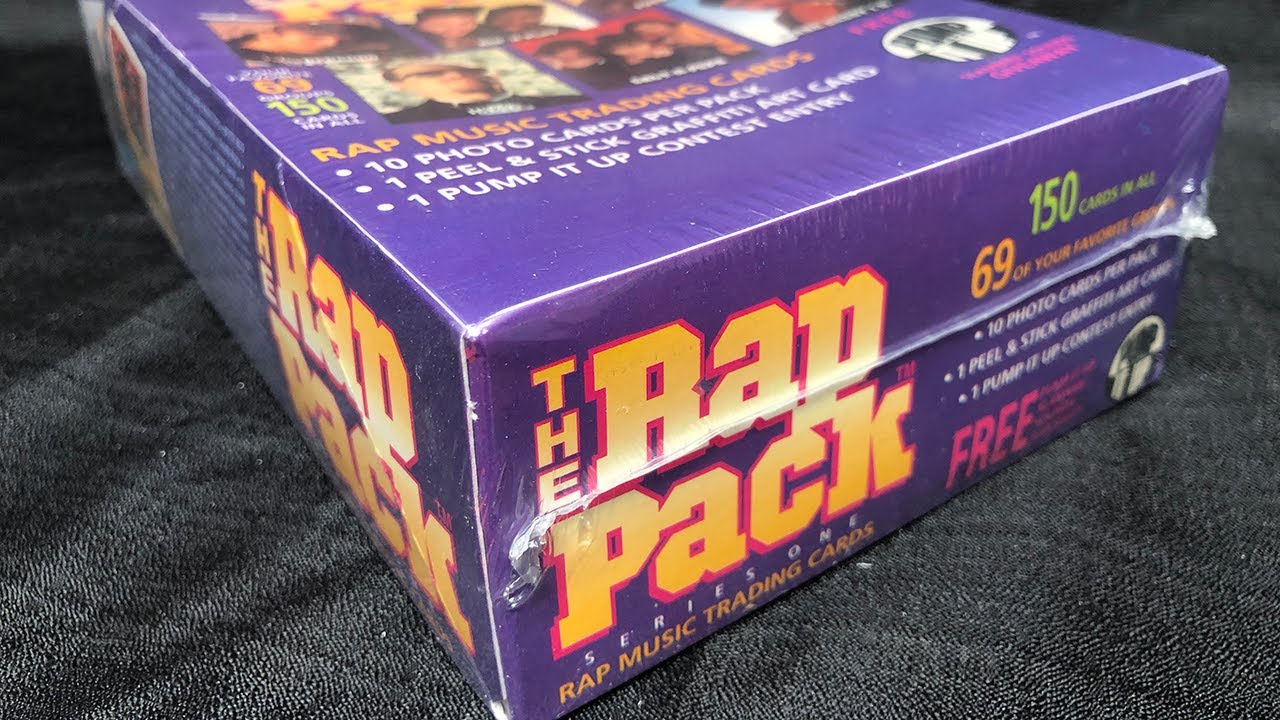 The Rap Pack 1991 Rap Music Trading Cards Box Break - YouTube