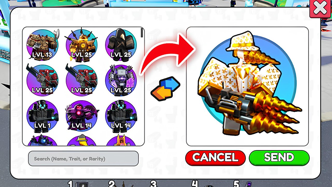 TRADE INVENTORY For *RAREST* Unit in Game! Skibidi Tower Defense - YouTube