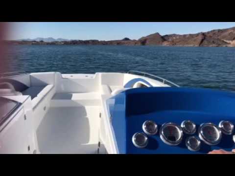 First ride Shockwave 28 Deck 565 mercruiser - YouTube