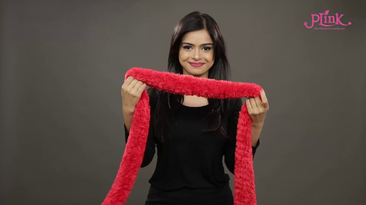How to wear magic scarf ? Plink Care Magic Scarf Style Three - YouTube