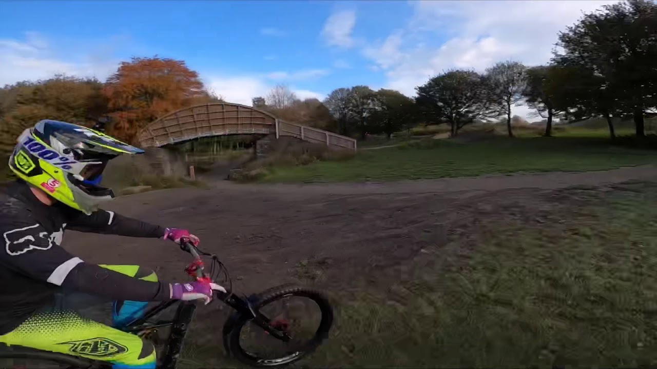 Leeds urban bike park with Daniel Hall - FPV Style - YouTube