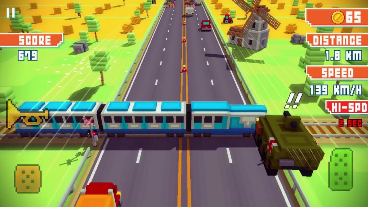 Blocky Highway iPhone Gameplay - YouTube
