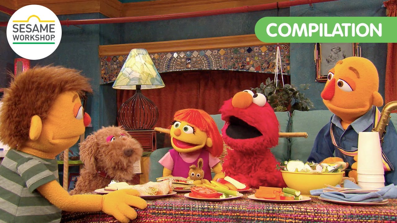 Celebrating Julia! Autism Awareness Month | Sesame Workshop Compilation ...
