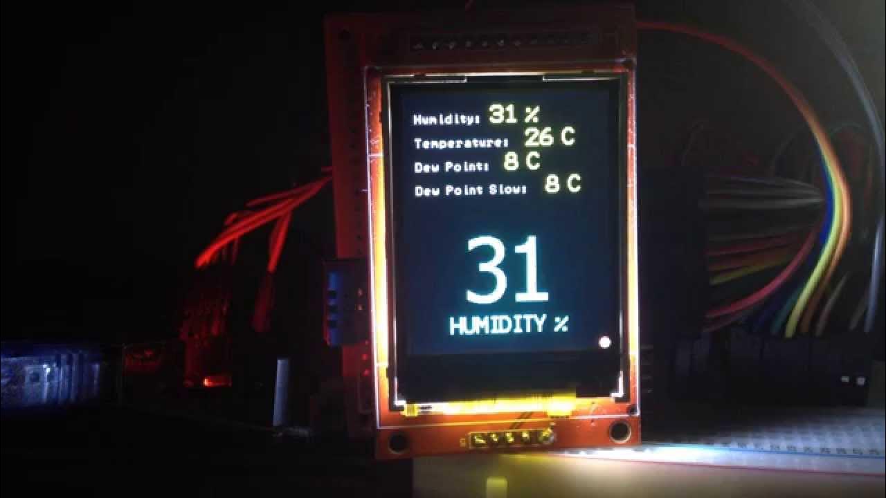 Arduino Uno 2.0" TFT LCD ILI9225 - YouTube