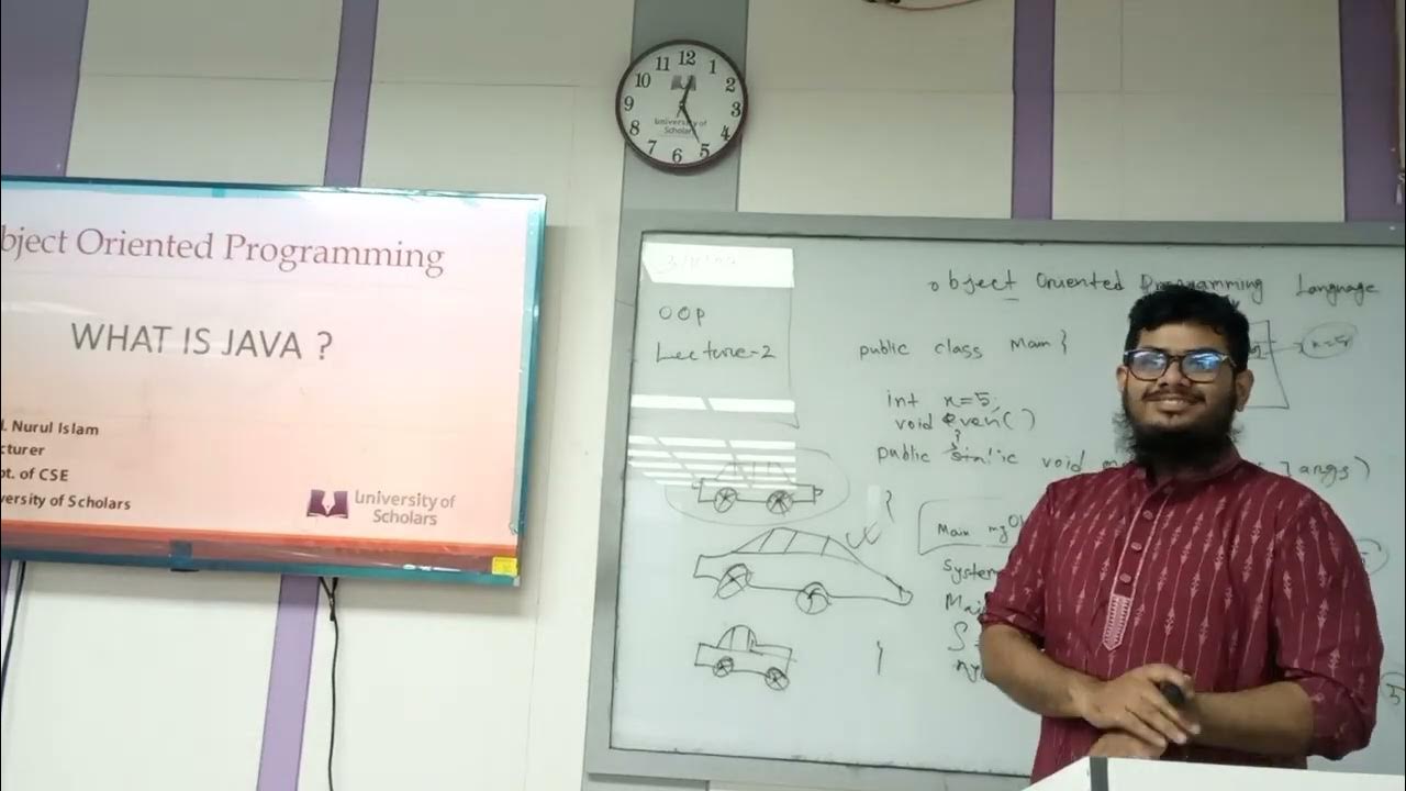 Object Oriented Programming | Lab Lecture-01 Part-2| Nurul Islam| University of Scholars - YouTube
