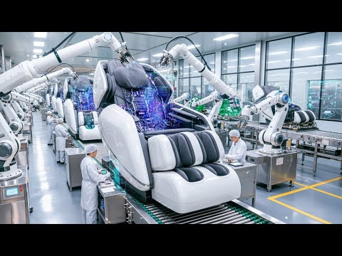 Inside a Massage Chair Lab: From AI Sensors to $50,000 Zero-Gravity Therapy Pod (Full Process)