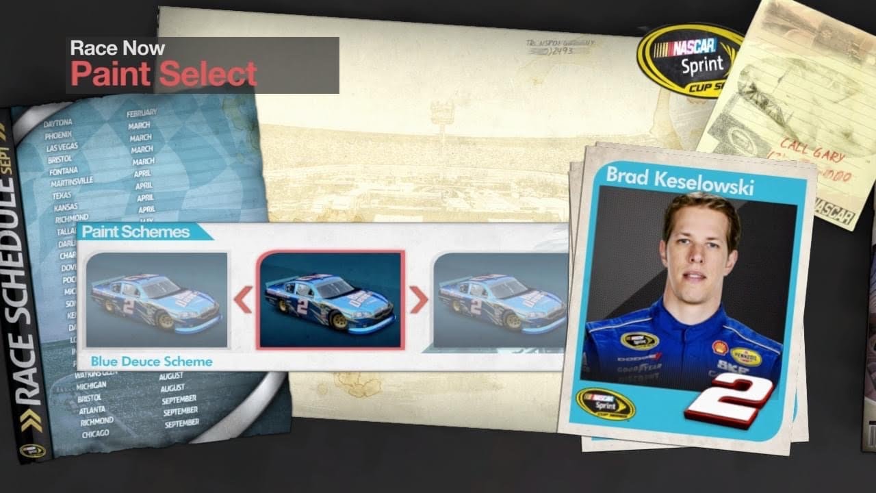 NASCAR The Game Inside Line - Brad Keselowski @ Auto Club (Blue Deuce ...