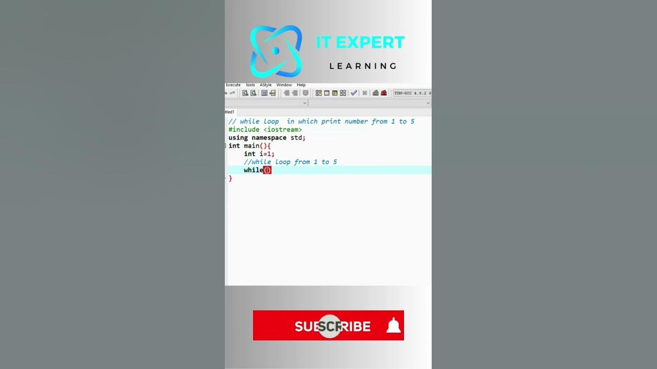 While Loop In C Whileloop Ytshorts Shorts Shortvideo Viralshort Itexpertlearning
