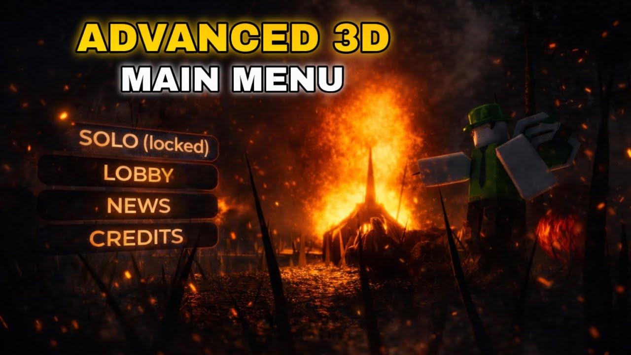 [OLD] Advanced 3D Main Menu | Roblox Studio - YouTube