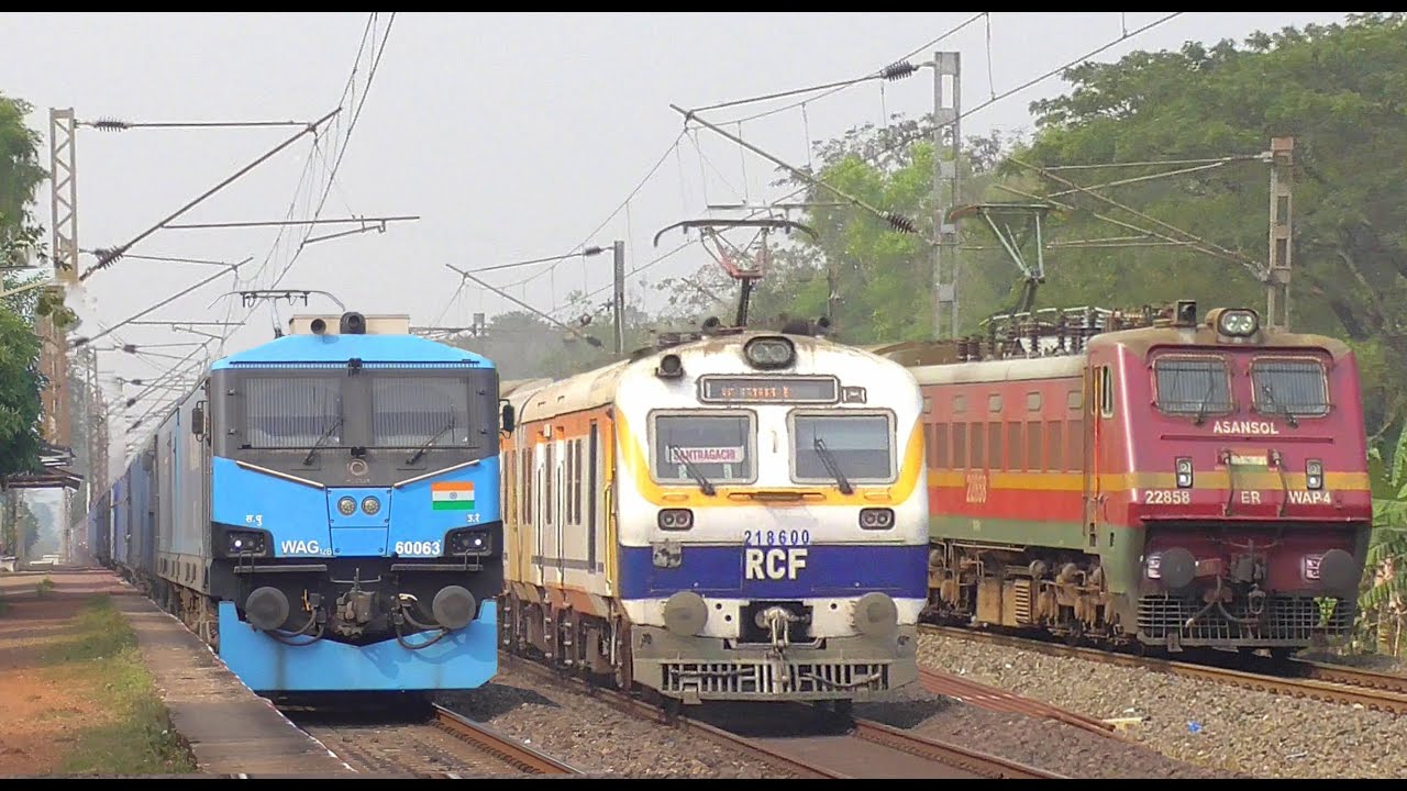 😱130 Kmph Blasting Trains: Vande Bharat+ 125 Kmph RDSO Trials at SER Gitanjali, Falaknuma ...