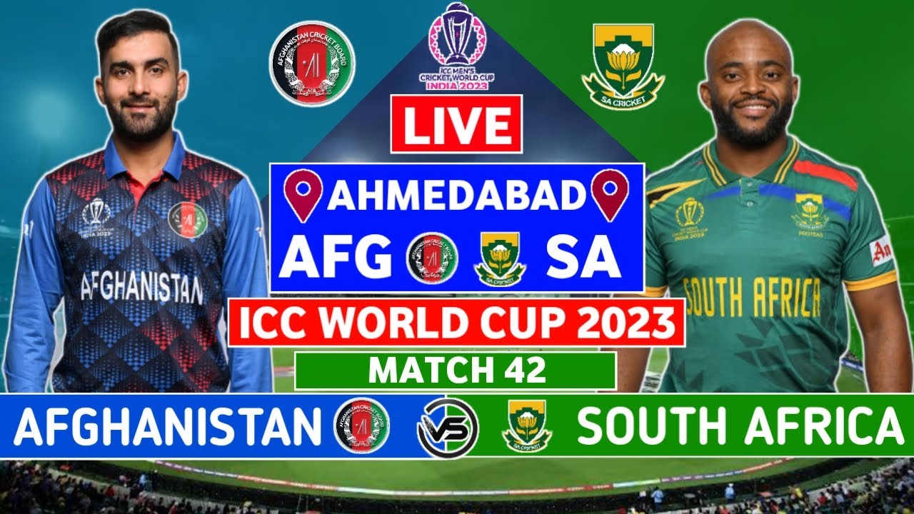 ICC World Cup Live: South Africa v Afghanistan Live Match | SA vs AFG ...