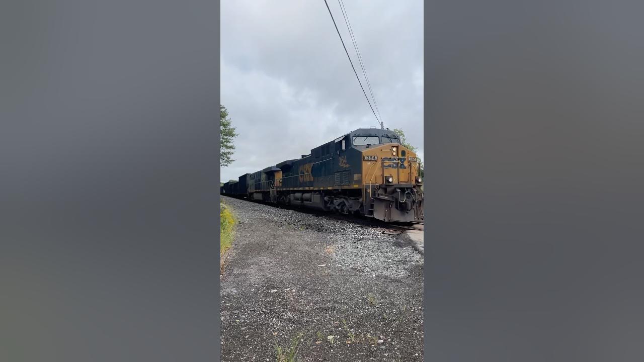 CSX B158 Empty Coke Express Train from Lodi, Ohio 9/7/2024 #csx #train #railroad #shorts # ...