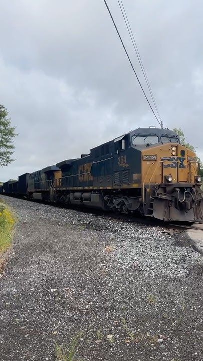 CSX B158 Empty Coke Express Train from Lodi, Ohio 9/7/2024 #csx #train #railroad #shorts # ...