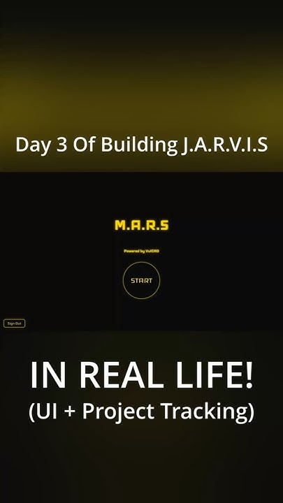 Day 3 of Making J.A.R.V.I.S - Time To Make it Look Nice. #ai # ...