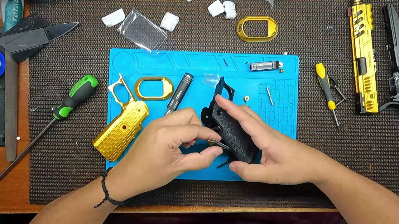 HI capa LIMCAT GOLD GRIP assembly - YouTube
