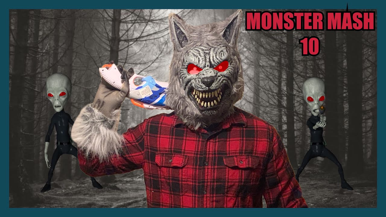 Werewolf Monster Mash Sneak Attack 10 | J-Team Nerf Battles - YouTube