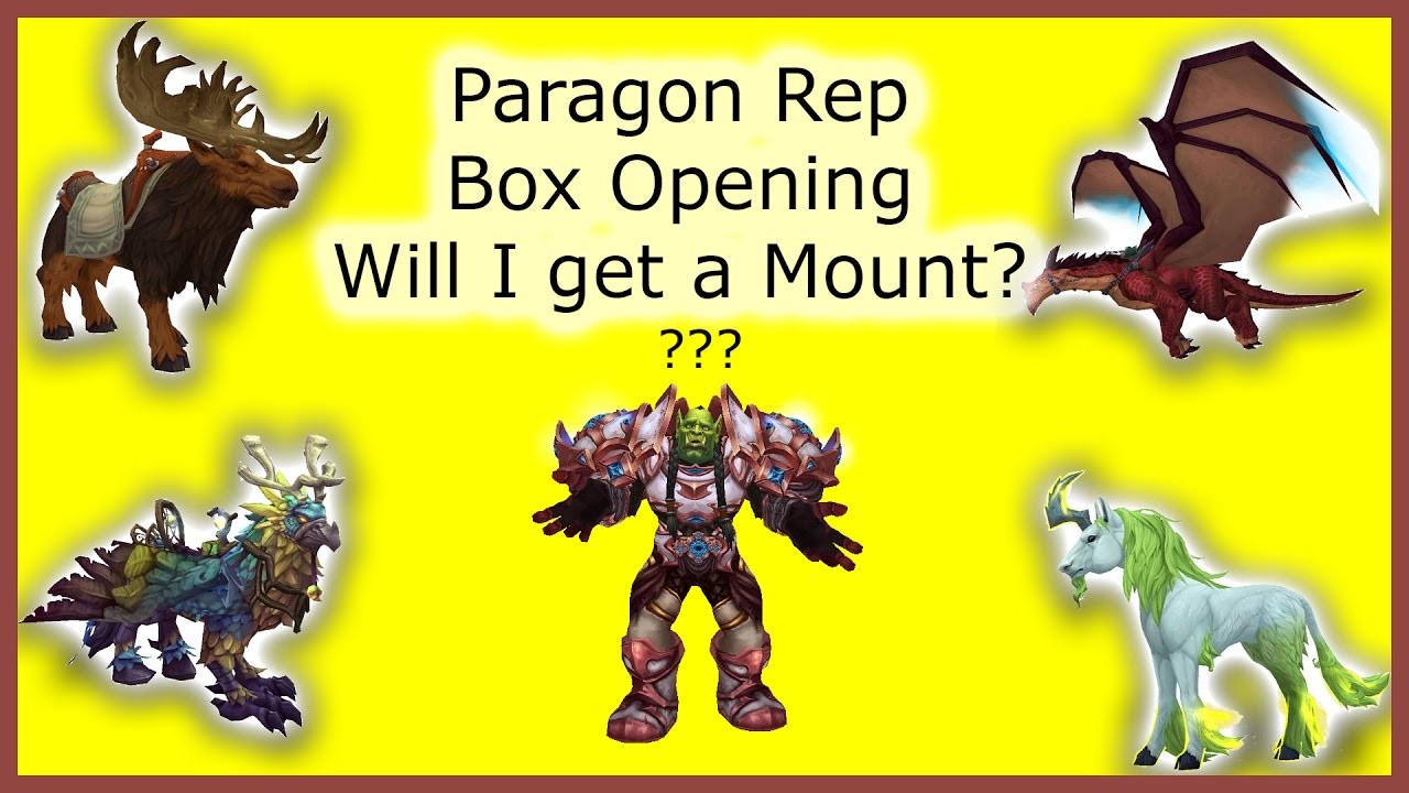 Paragon Rep Box Opening! All 6 Reps! - YouTube