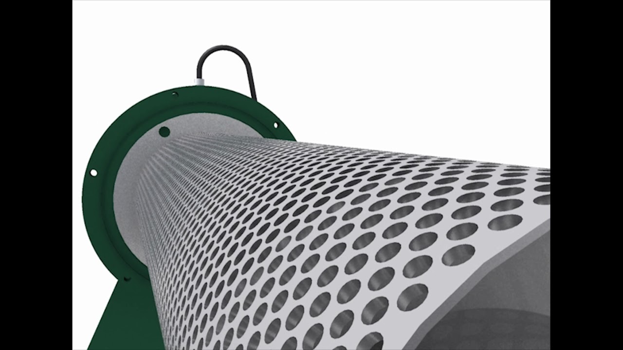 Hydro Sludge Screen Animation Cutaway Only Hydro International - YouTube