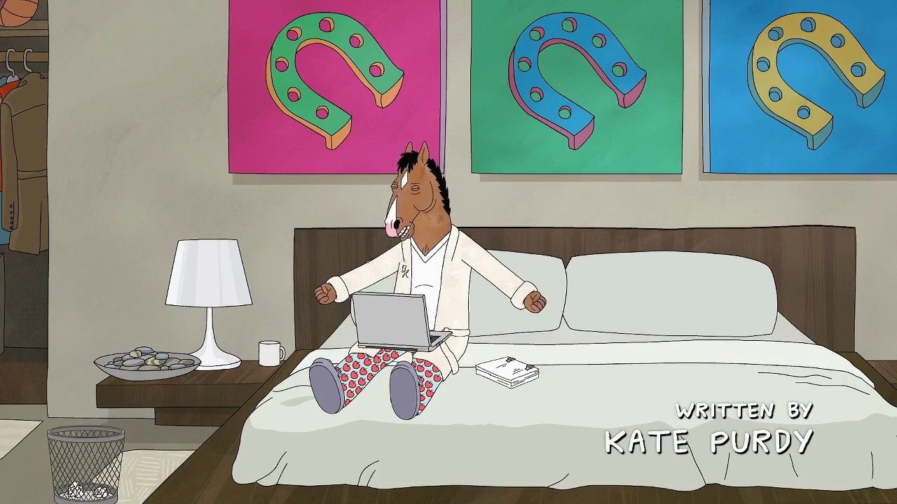 BoJack spends some time choosing fonts - YouTube