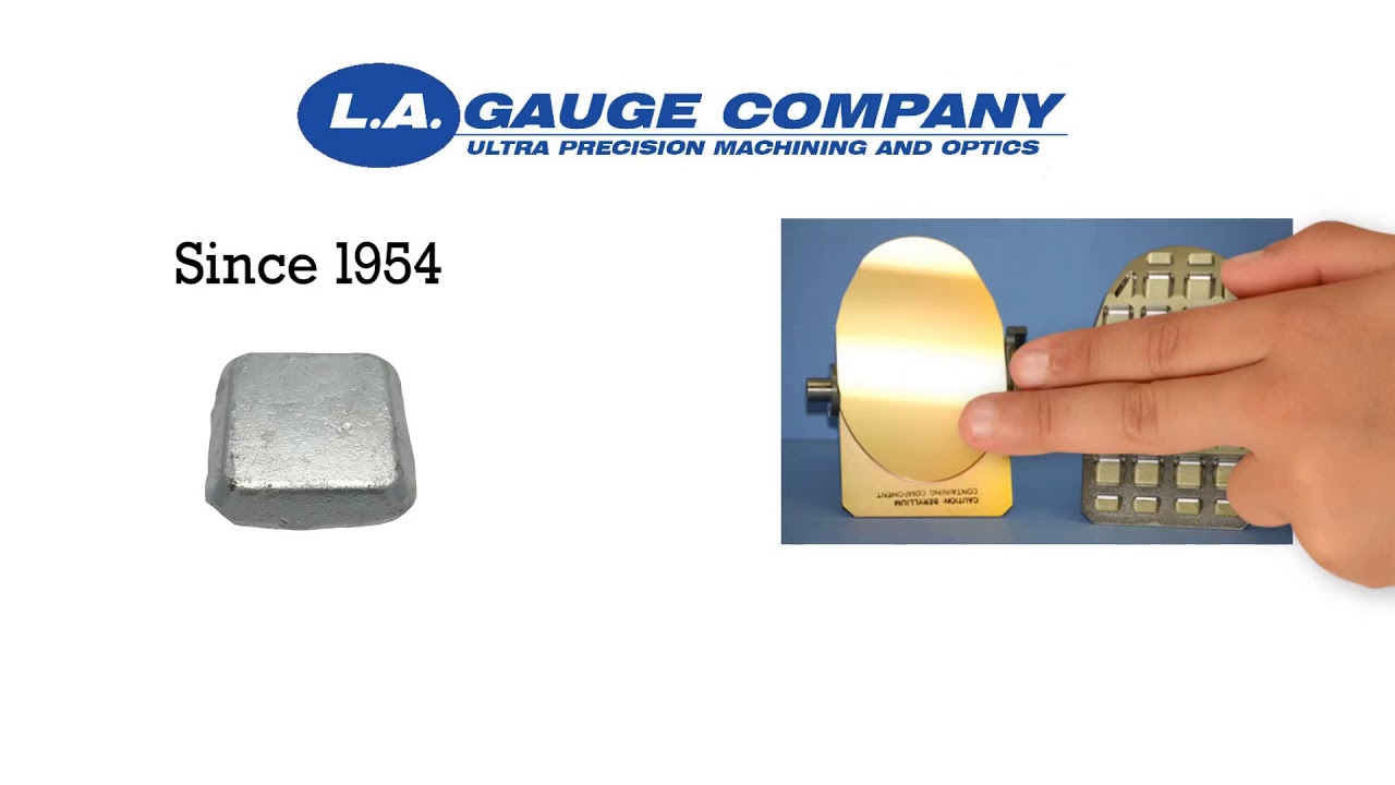 LA Gauge beryllium machining - YouTube