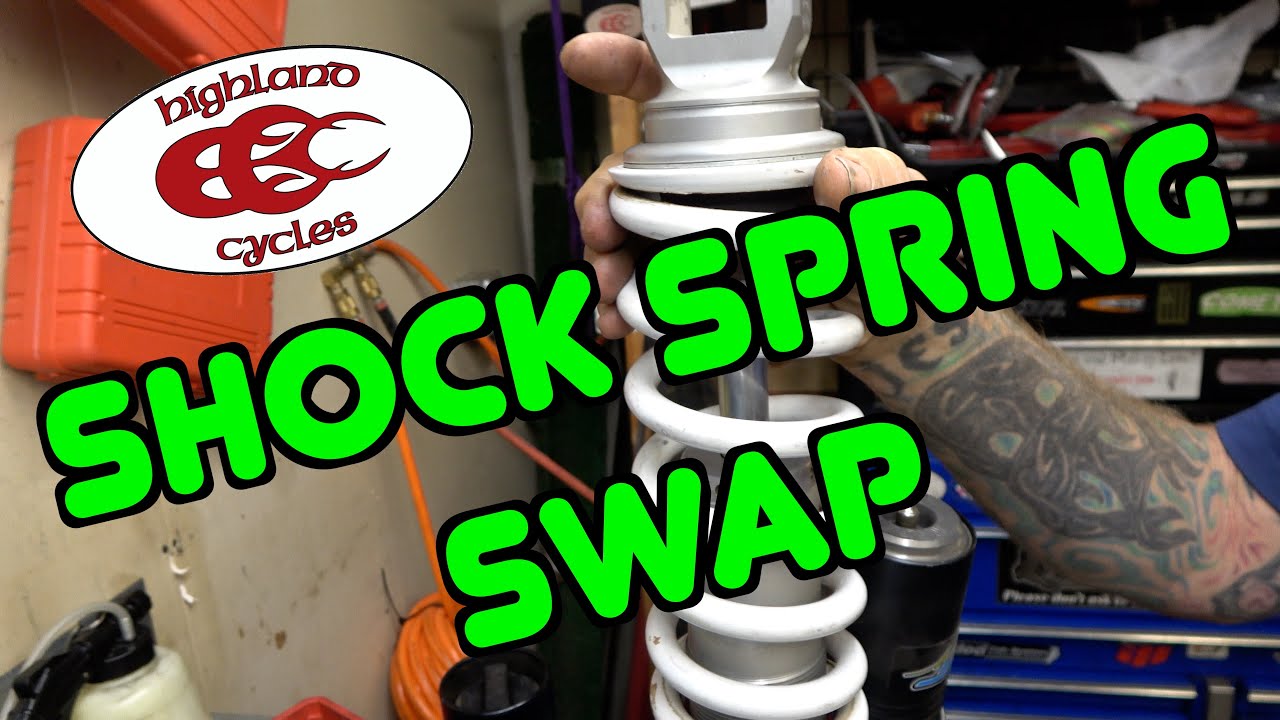 How Do You Change A Shock Spring | Dirt Bike | Shock Spring Swap ...