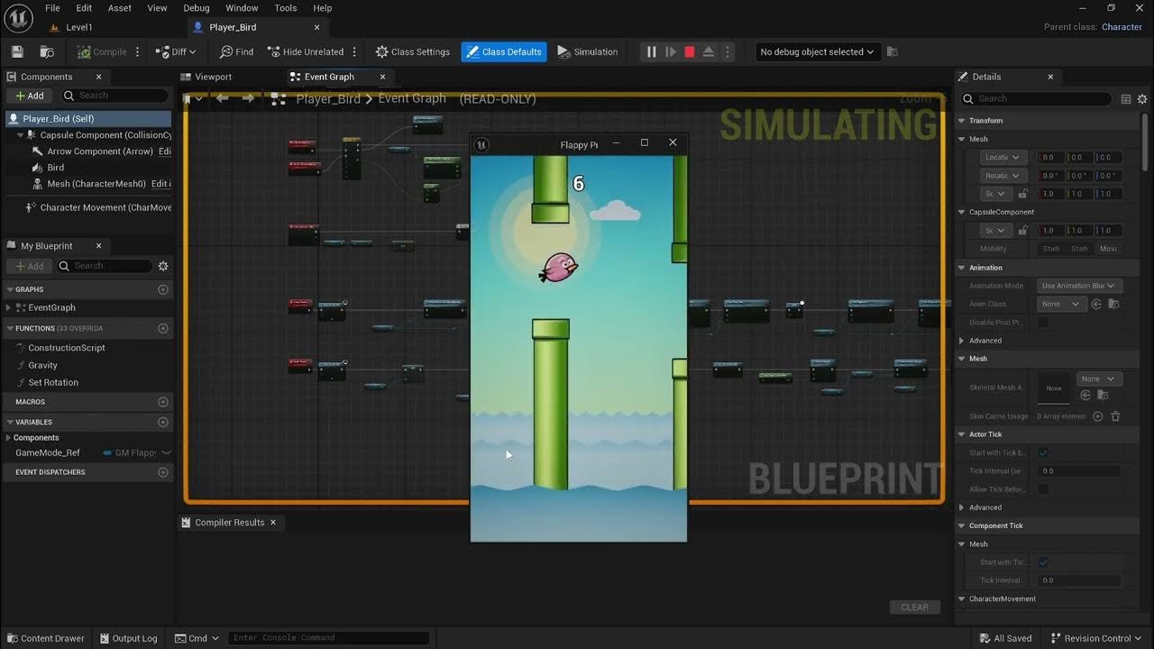 Unreal Engine 5.4 - Flappy Bird!? - YouTube