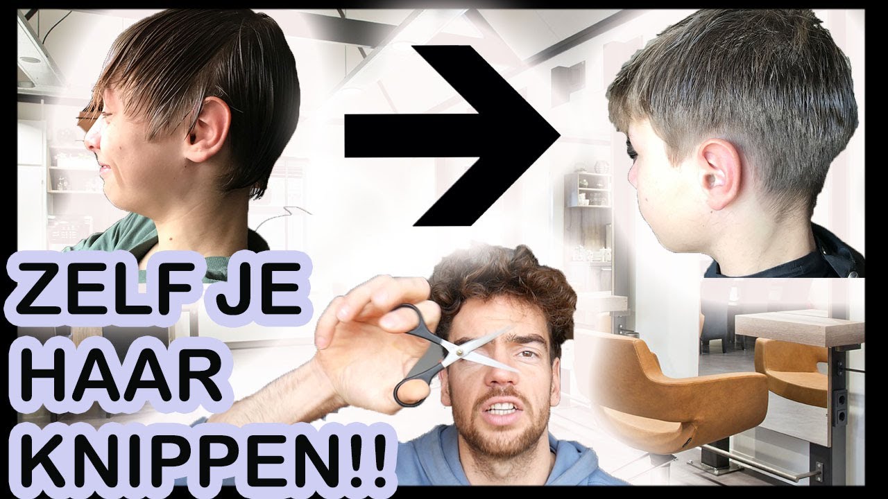ZELF JE HAAR KNIPPEN ?!- WAT TE DOEN?! - YouTube
