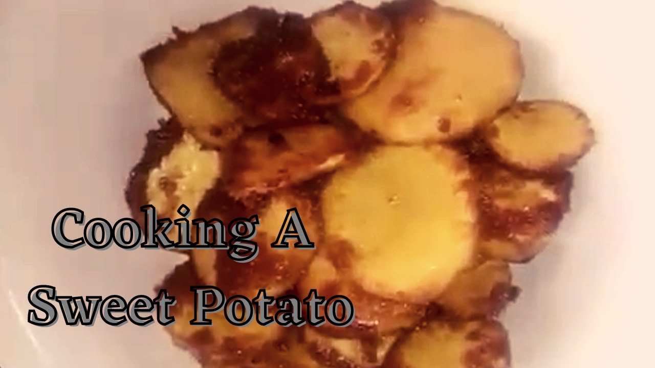 Cooking A Sweet Potato ( aesthetic ) - YouTube