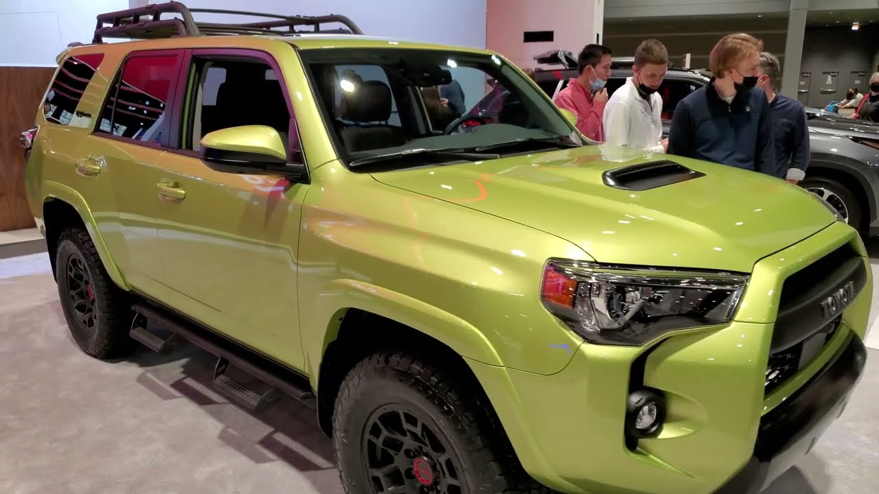 2022 TOYOTA 4RUNNER TRD PRO LIME RUSH GREEN YELLOW METALLIC WALKAROUND ...