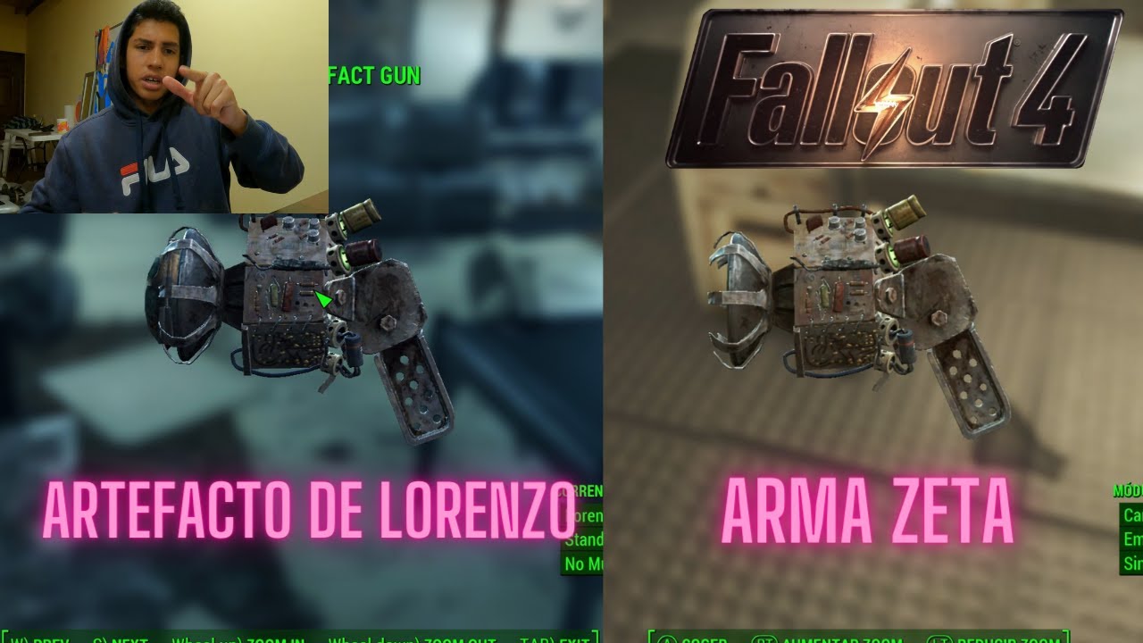 FALLOUT 4 COMO CONSEGUIR LAS ARMAS UNICAS ¨ARTEFACTO DE LORENZO Y ARMA ...